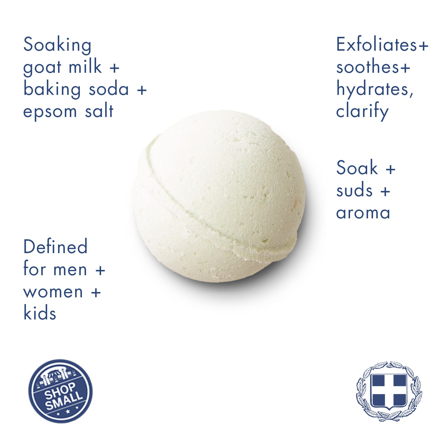 Goat Milk Bath Bomb – Manos Soap Co.